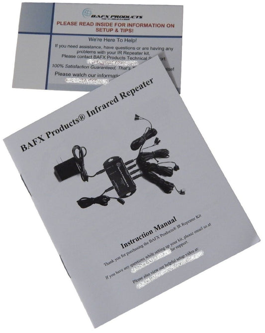 BAFX Products® IR Repeater / Remote Control Extender Kit for 1-8 devices